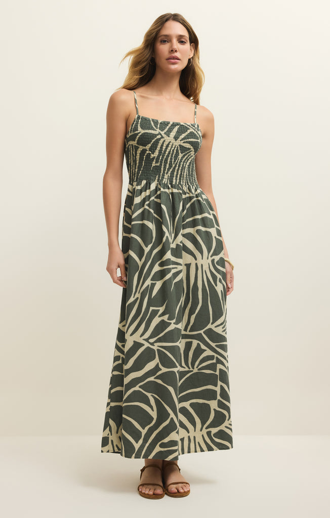 Bayside Tova Palm Linen Maxi Dress – Z SUPPLY