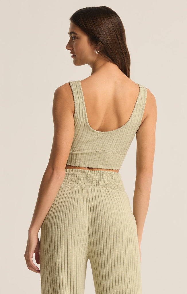 Zoe Silky Rib Tank Bra – Z SUPPLY